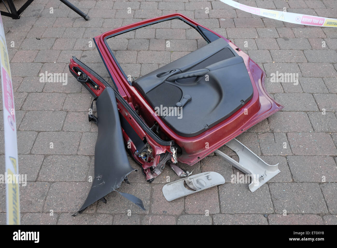 Car crash off road hi-res stock photography and images - Alamy