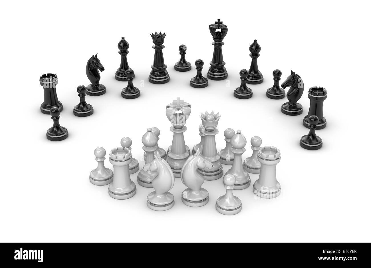 King attack Cut Out Stock Images & Pictures - Alamy