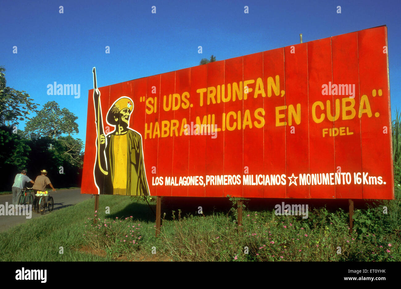 Socialist propaganda sign cuban revolution hi-res stock photography and ...