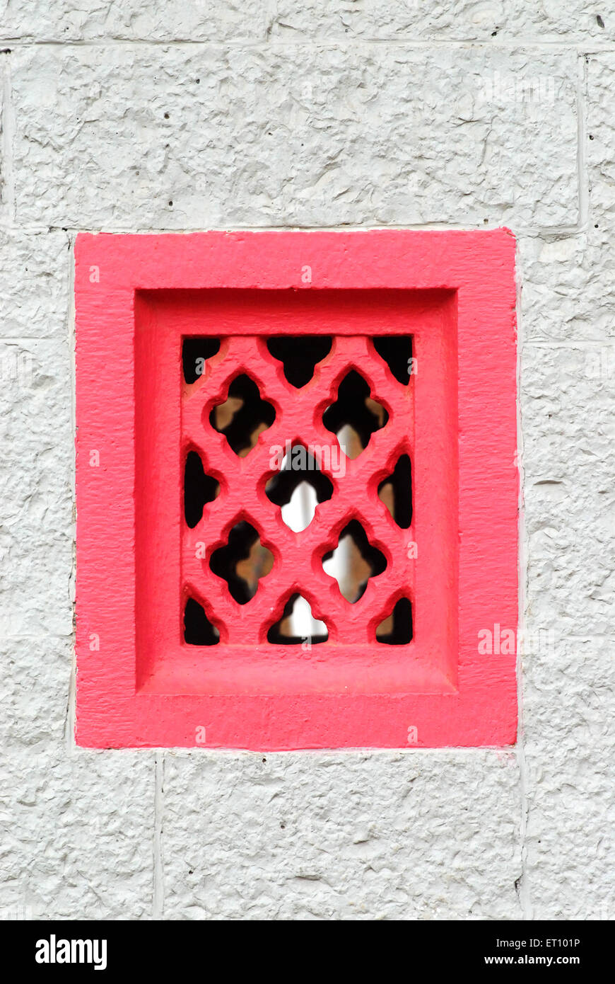 Jali window latticed screen carved in stone Stock Photo - Alamy