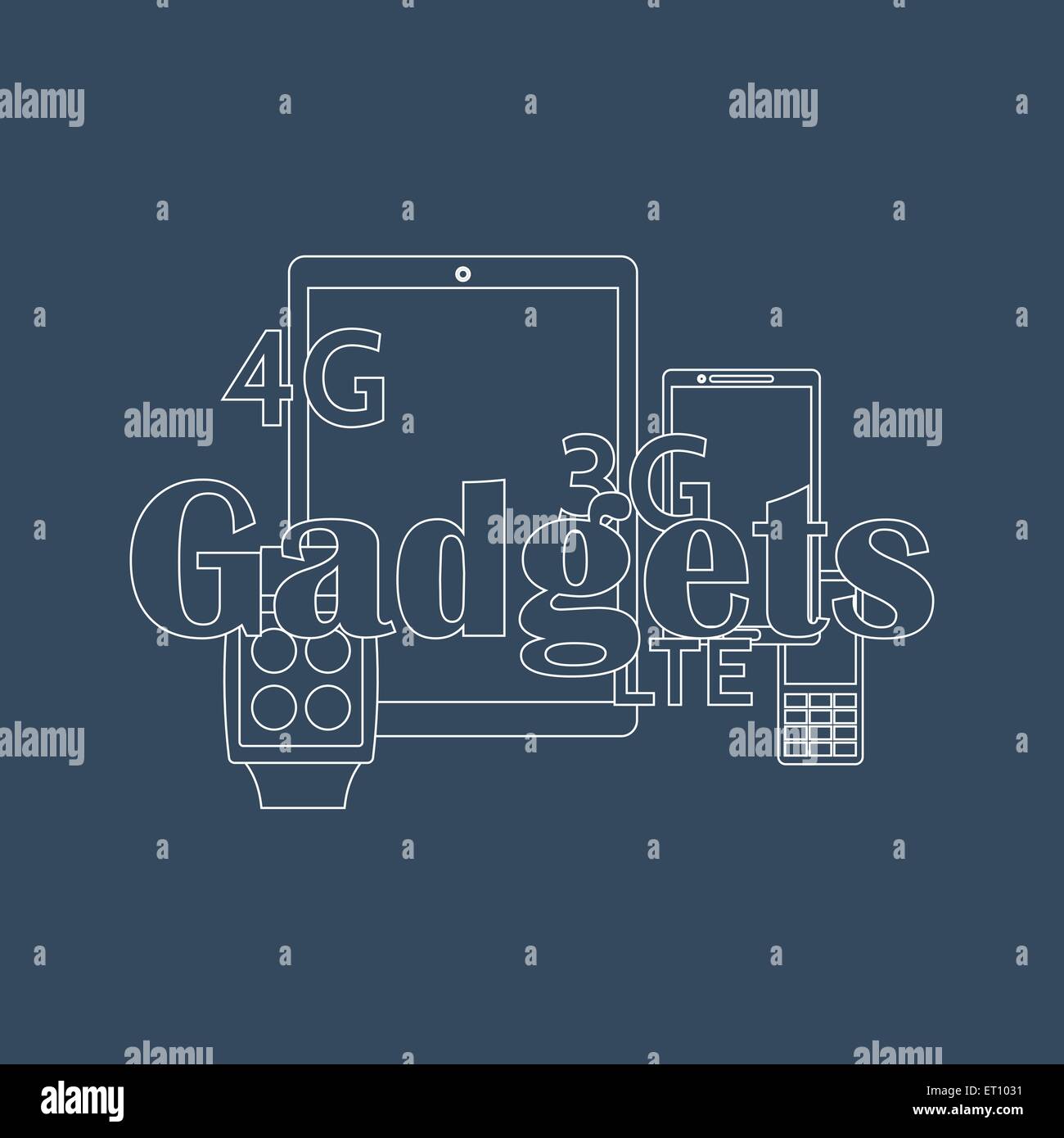 Mobile smart phone life style Stock Vector Images - Alamy