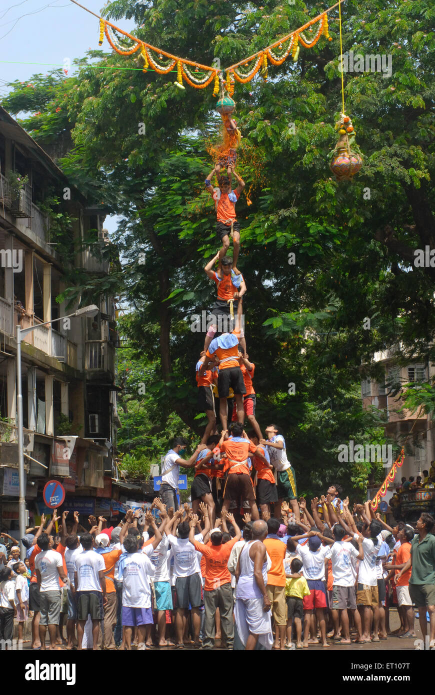 Human pyramid hi-res stock photography and images - Alamy