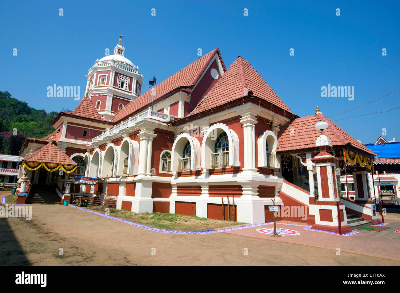 Shri shantadurga temple in kavalem ; Ponda ; Goa ; India Stock Photo ...