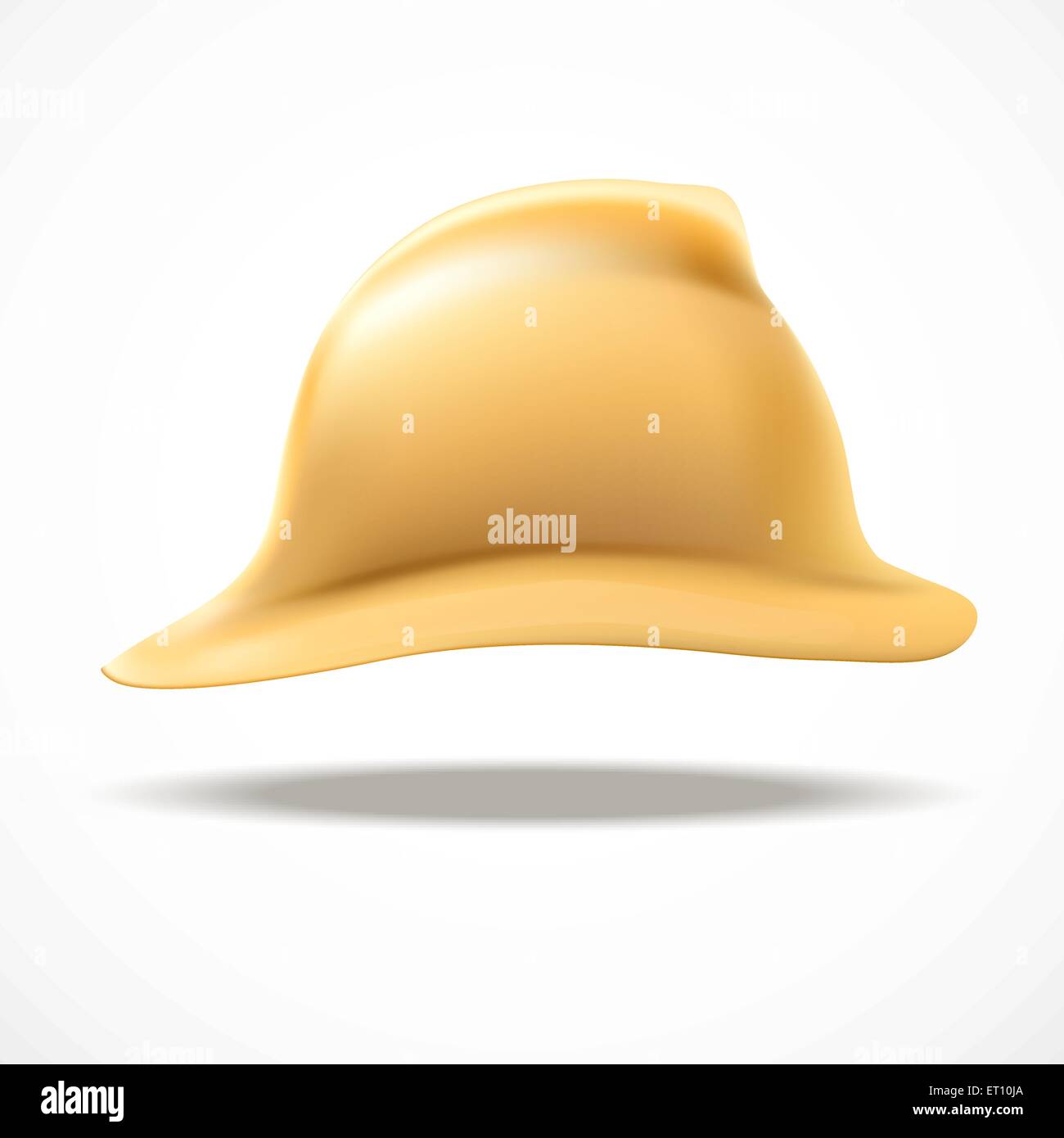Gold fireman helmet vector side view Stock Vector Image & Art - Alamy