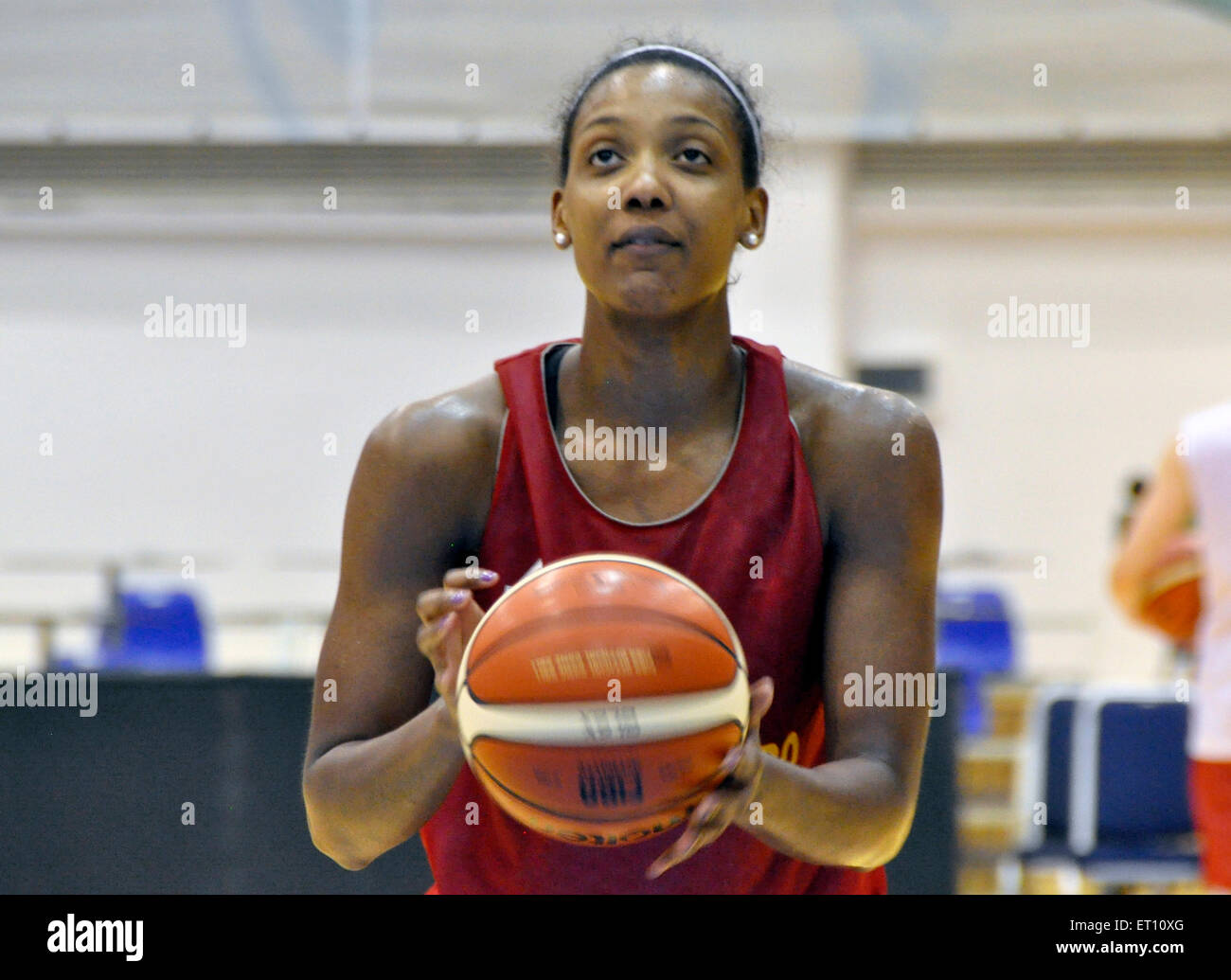Timisoara, Romania. 10th June, 2015. Montenegro's player Angelica ...
