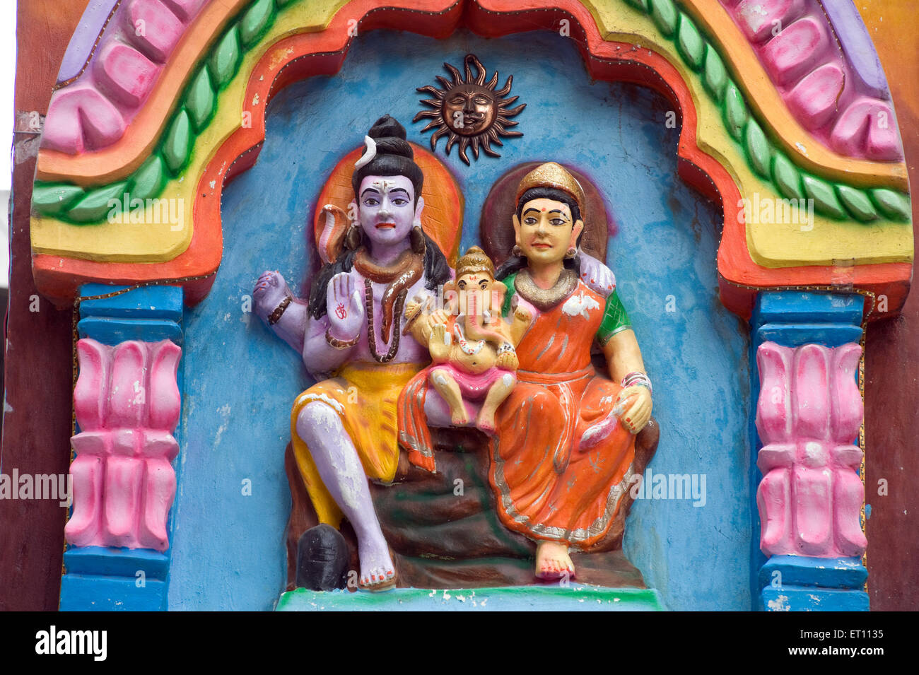 Indian God Shiva Parvati