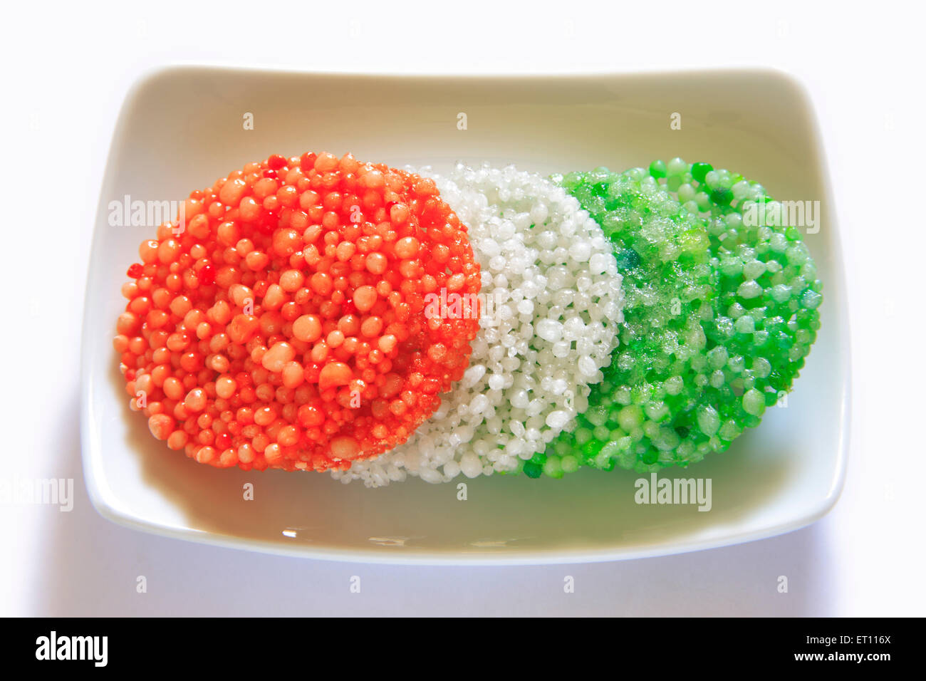 Colourful raw sabudana papad poppadom sago cycas circinalis metroxylon ...