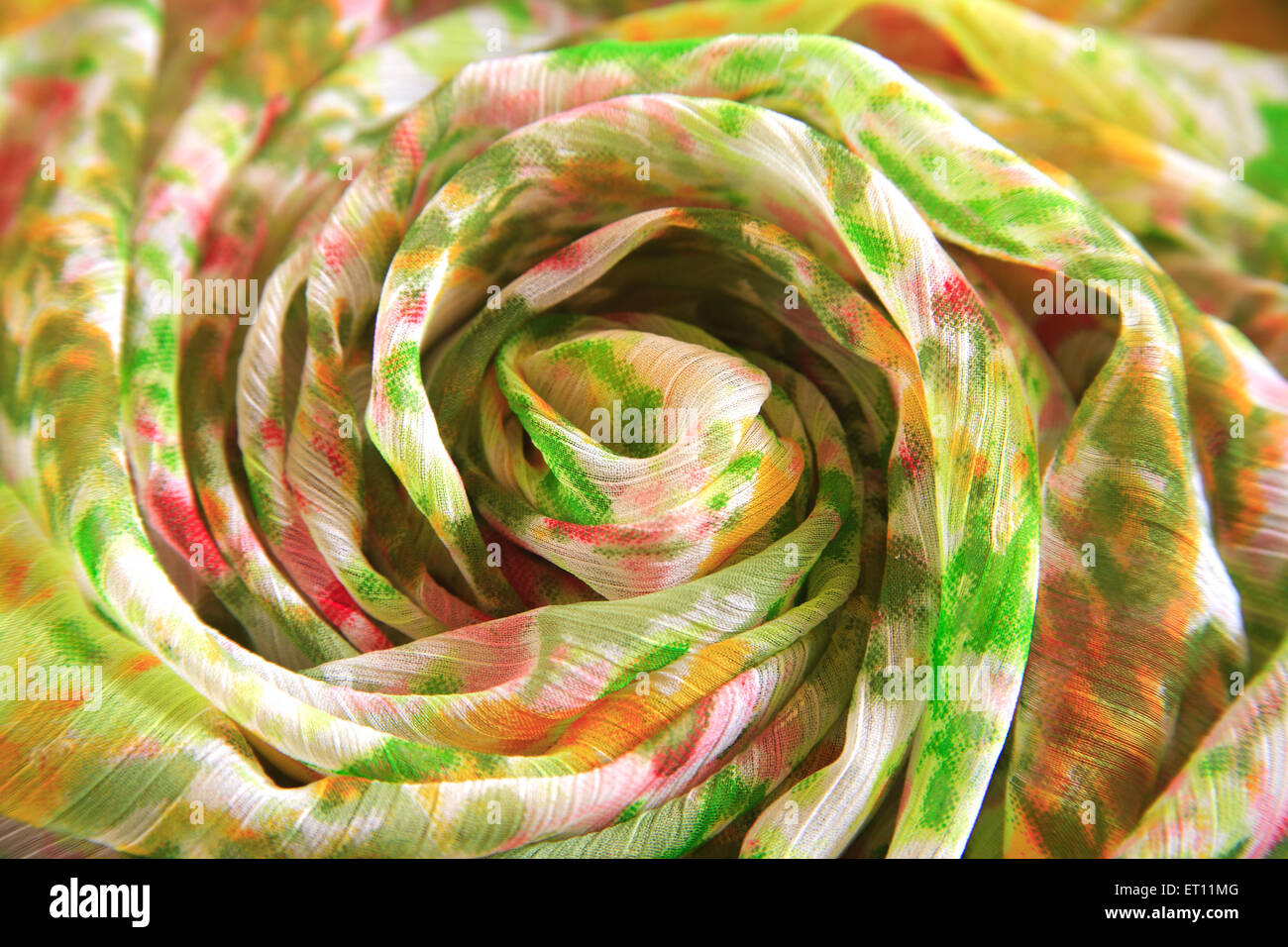 creased fabric, wrinkled textile, crumpled cloth, ruffled saree ...