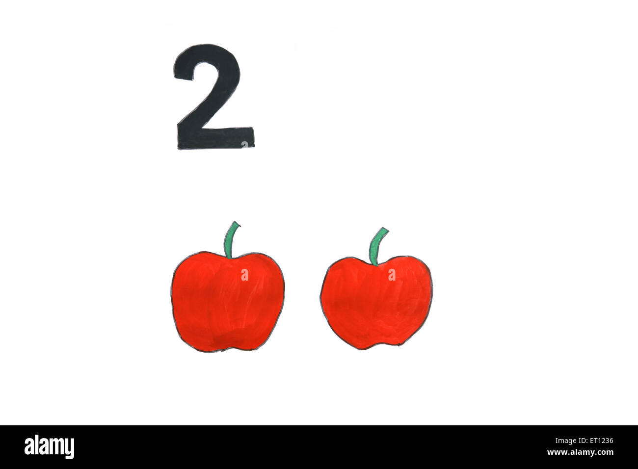 two apples, 2 apples Stock Photo - Alamy