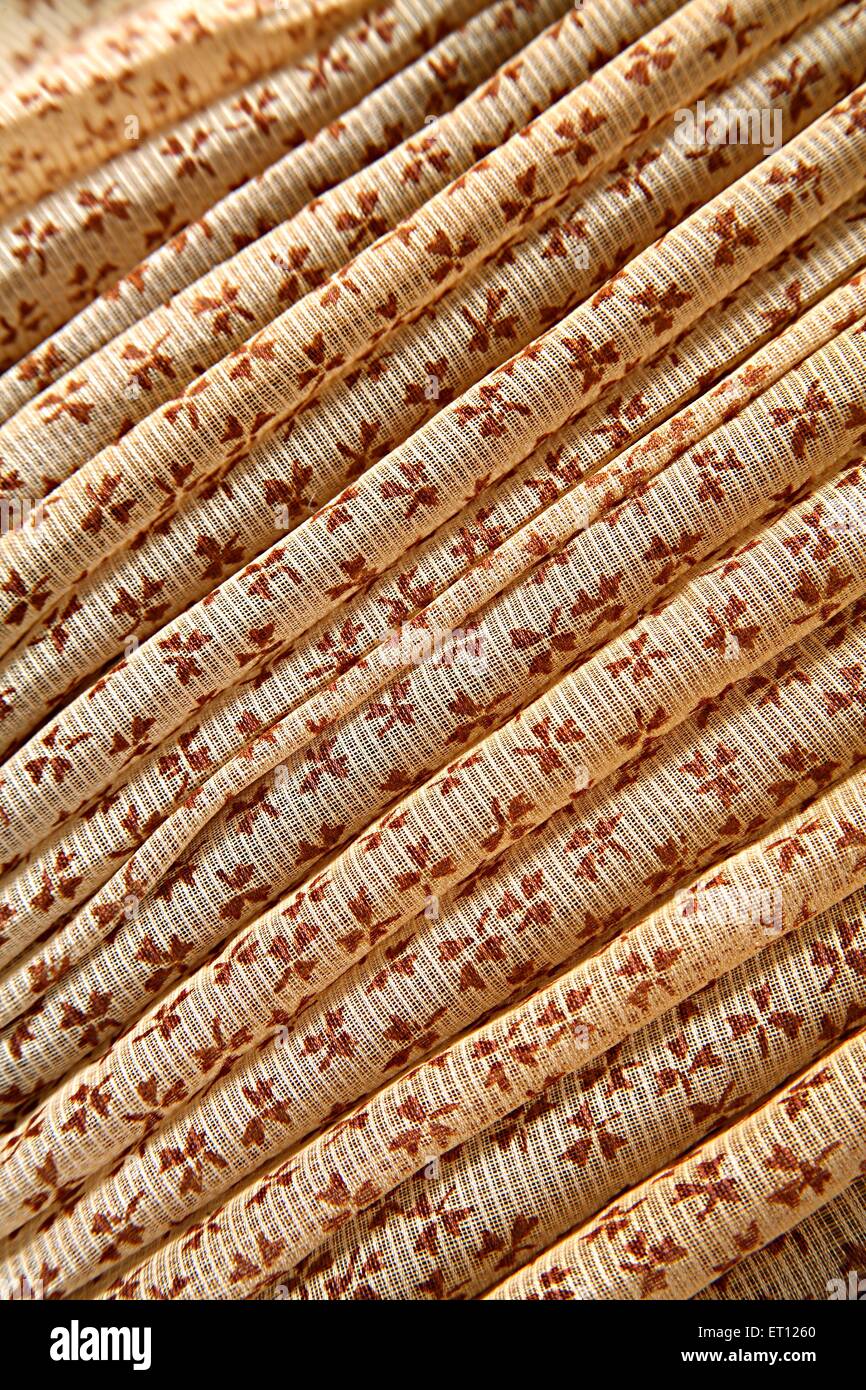 cotton printed fabric textile sari , India Stock Photo - Alamy