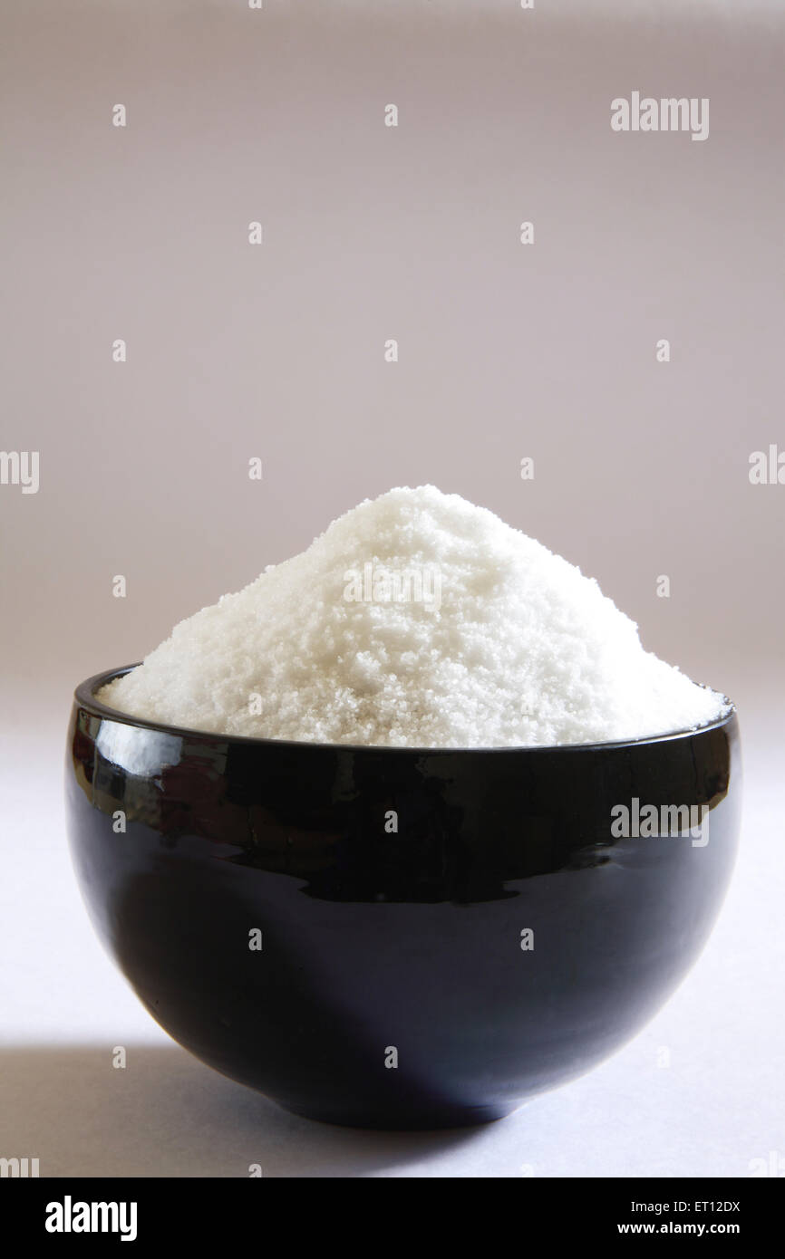 Namak ; salt in bowl ; India Stock Photo - Alamy
