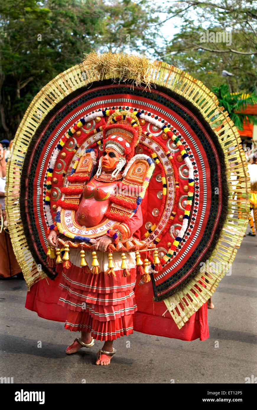 Theyyam Theyam dance, Onam Festival, Trivandrum, Kerala, India Stock ...