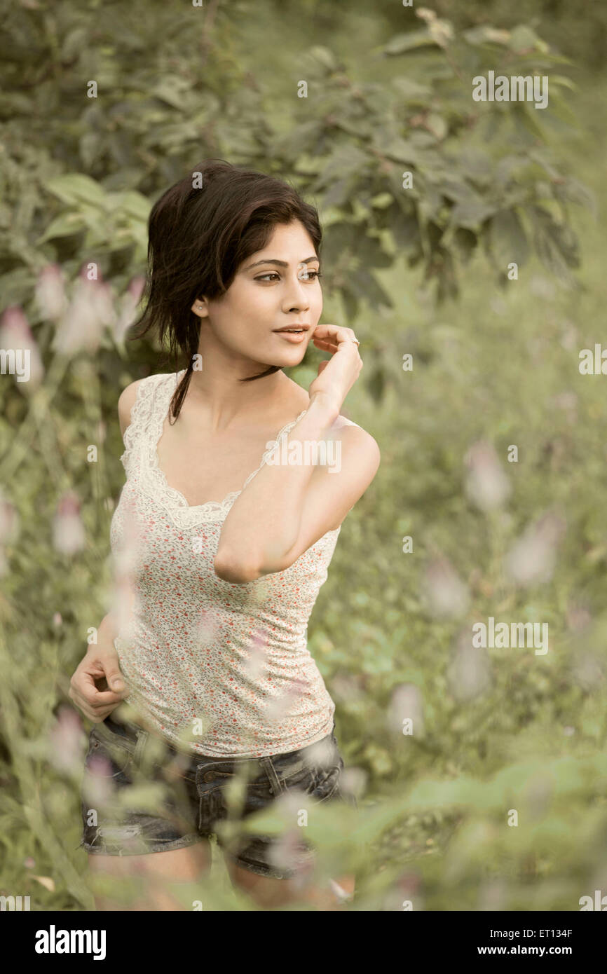 Girl in forests hi-res stock photography and images - Alamy