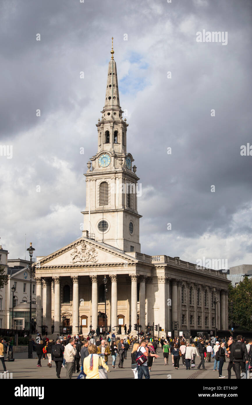 St Martin-in-the-Fields church, Trafalgar Square, London Stock Photo ...