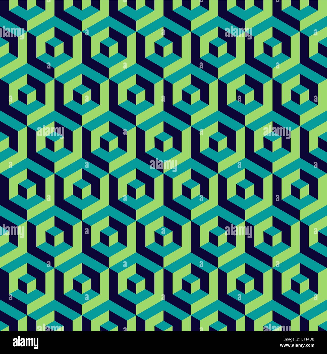 Abstract isometric 3d hexagon pattern hi-res stock photography and ...