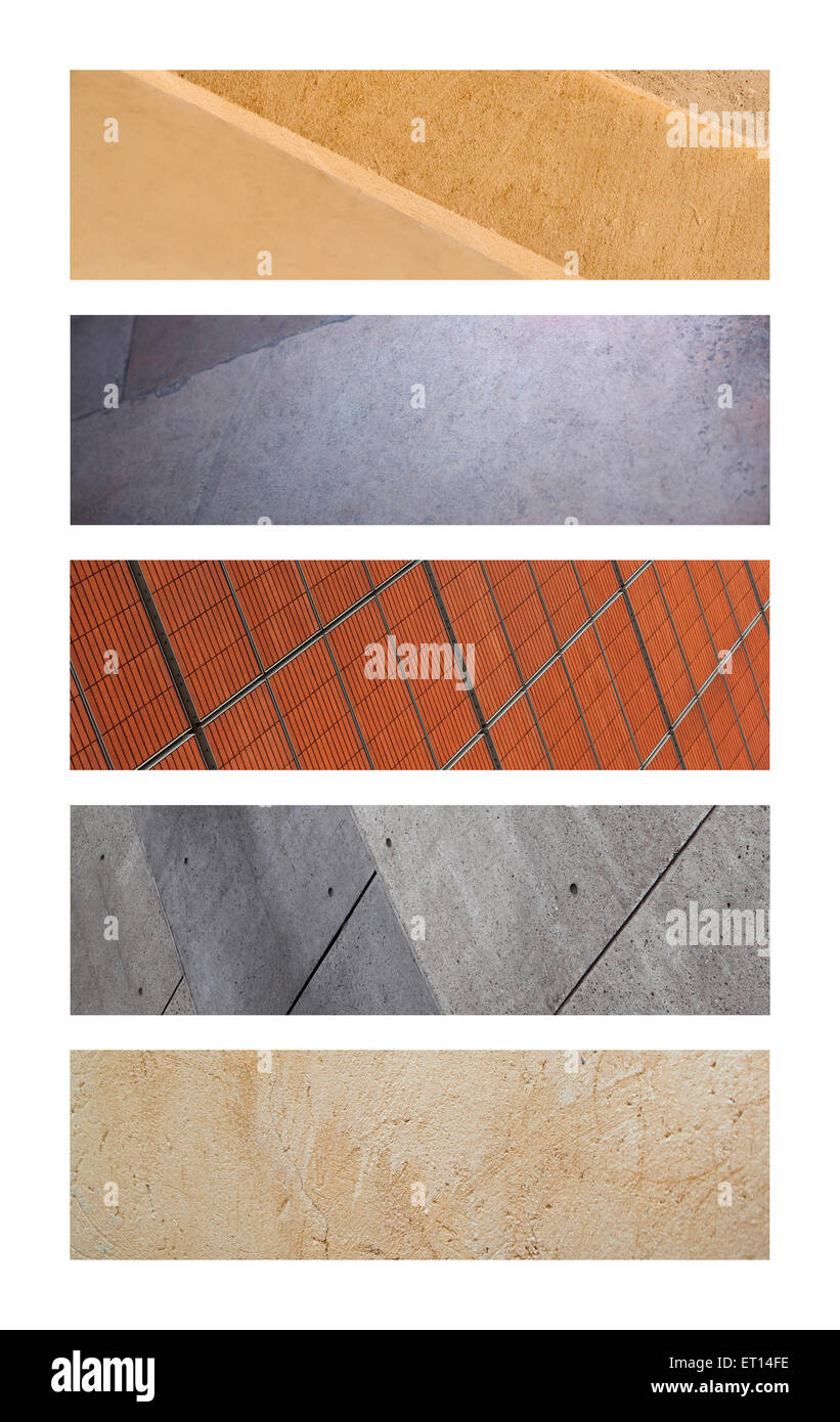 Various material textures and backgrounds on a collage Stock Photo - Alamy