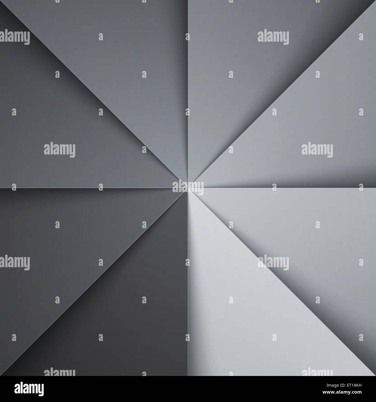 Gray and white tones folded paper triangles background. RGB EPS 10 ...