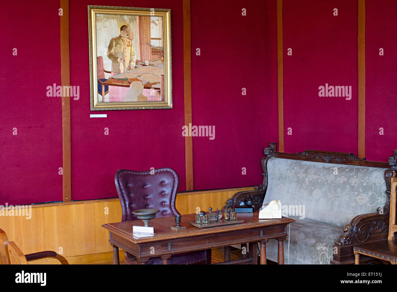 Interior of Stalin cabinet at the Museum of Joseph Stalin in Gori ...
