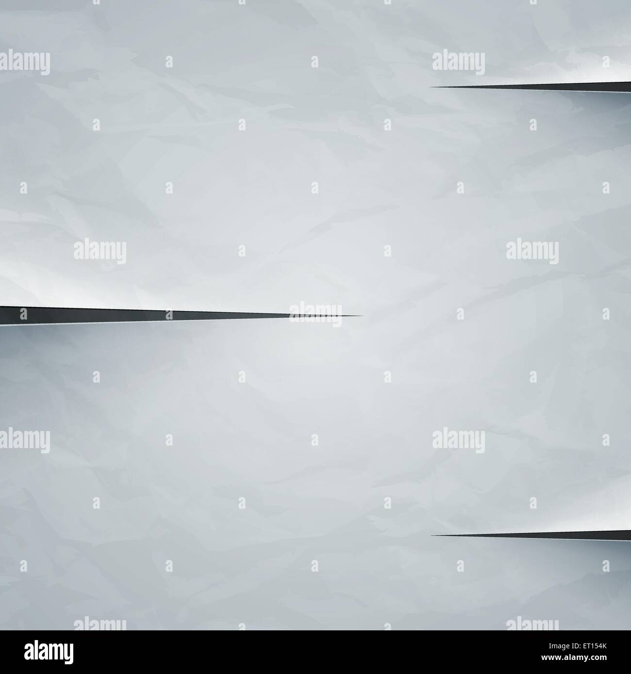 White crumpled paper cut background. RGB EPS 10 vector illustration ...