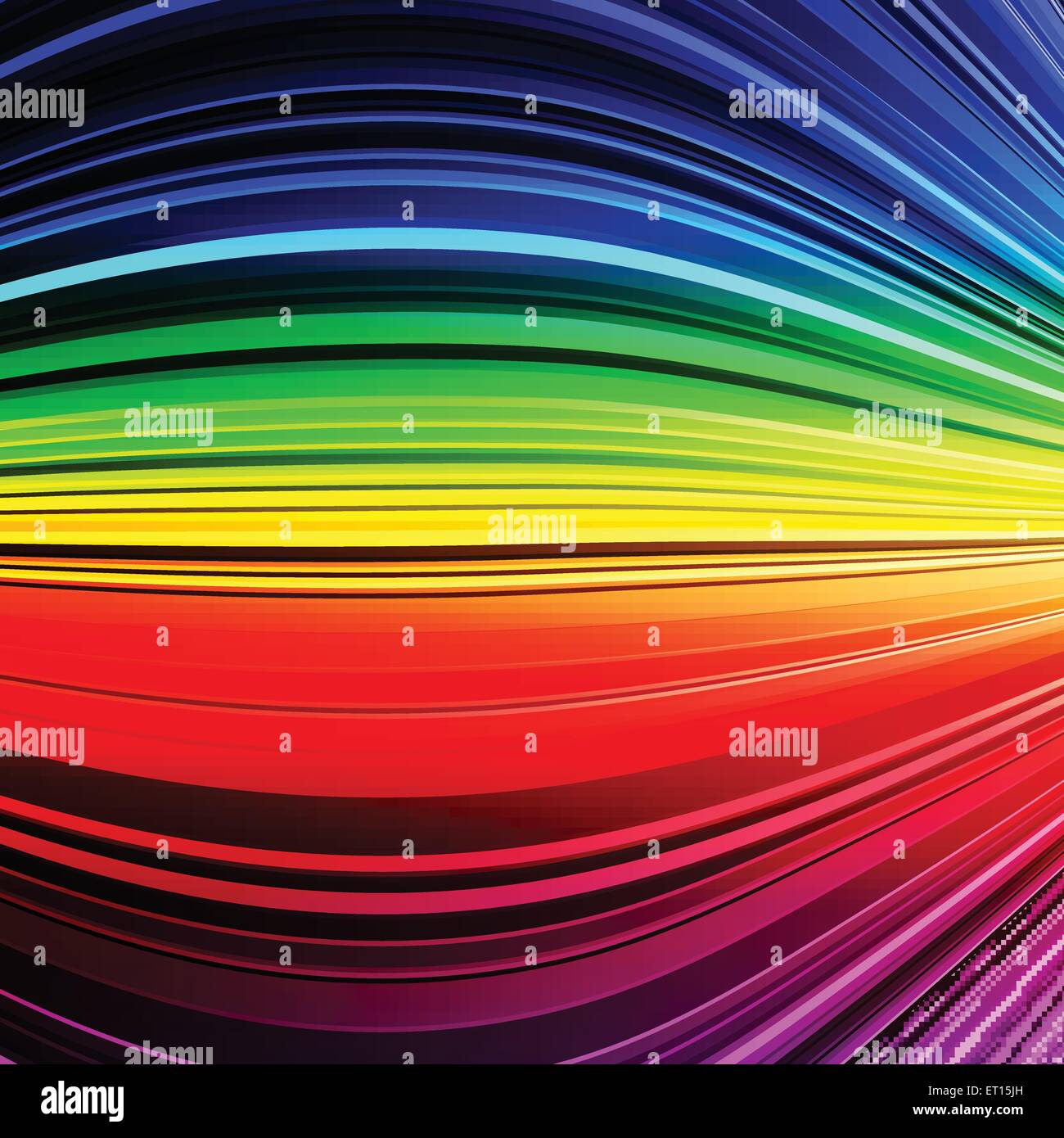 Abstract rainbow warped stripes colorful background. RGB EPS 10 vector ...