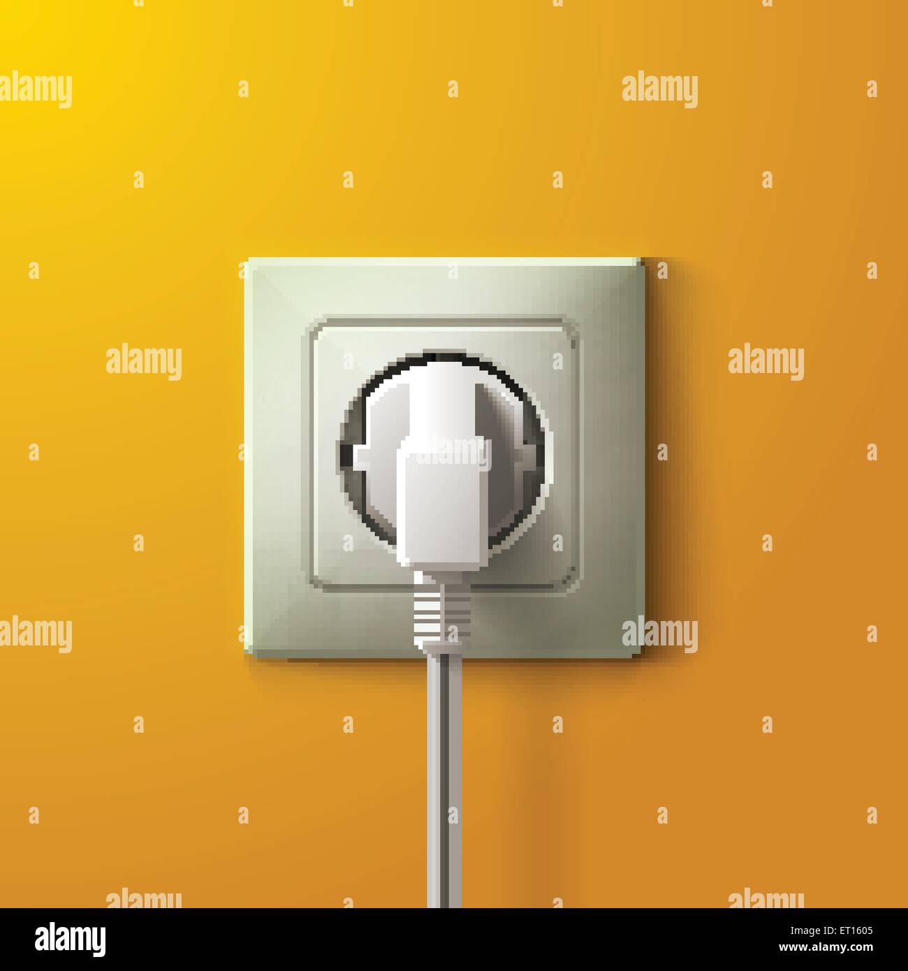 Electric socket vector vectors hi-res stock photography and images - Alamy