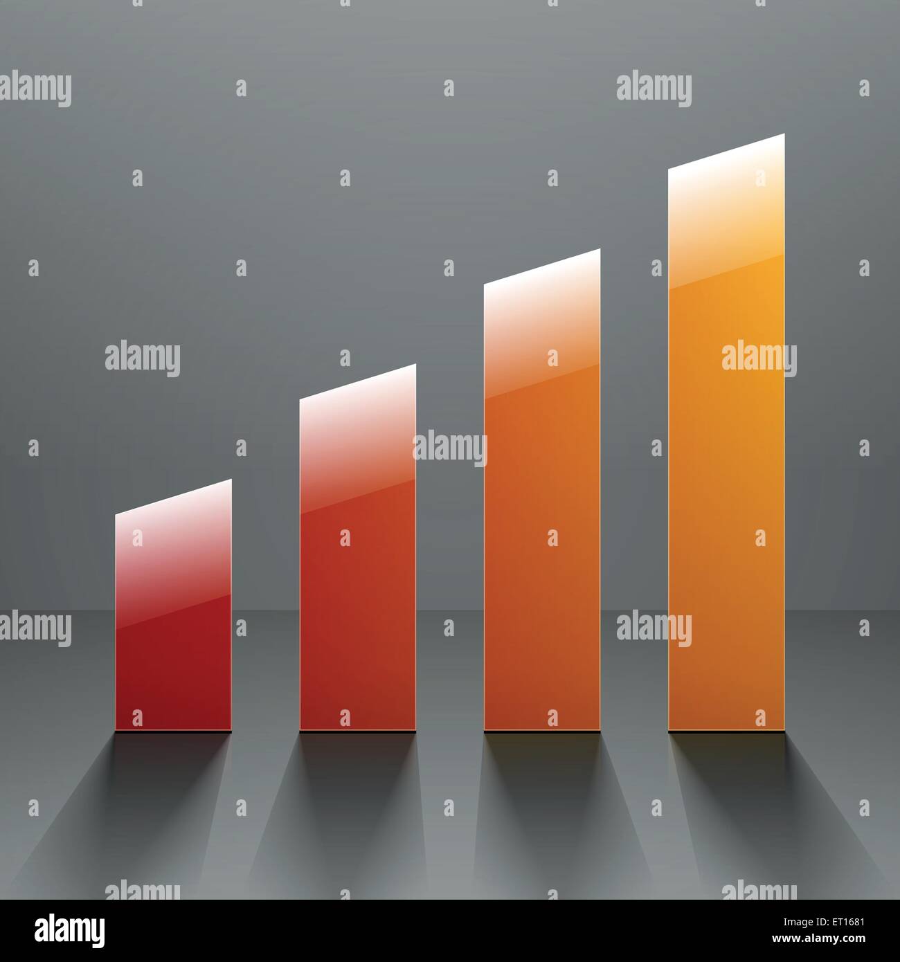 Bar chart green gradient color hi-res stock photography and images - Alamy