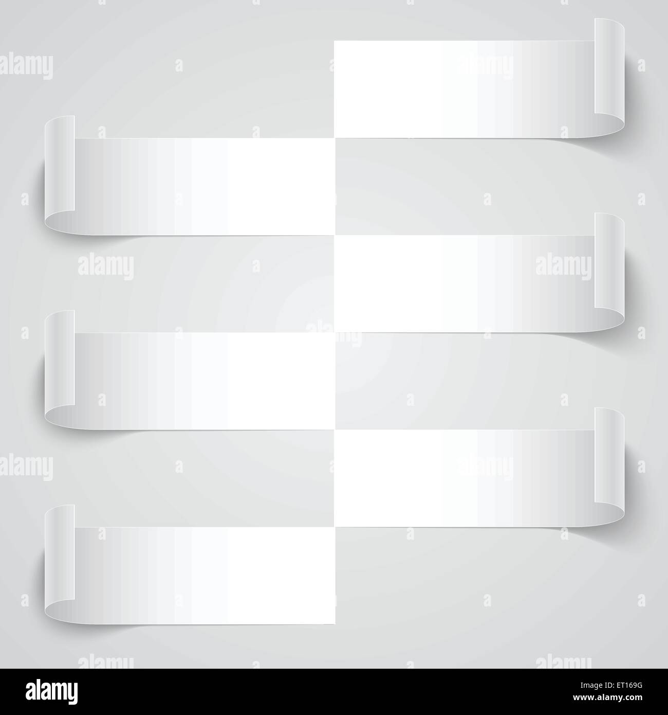 Curled style Stock Vector Images - Alamy