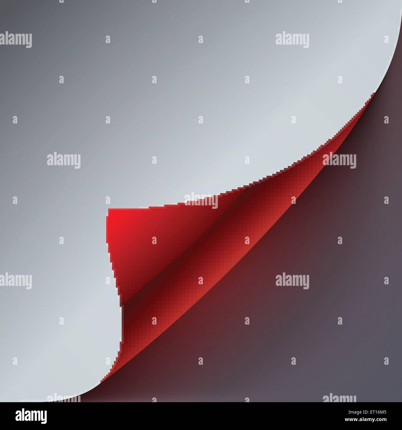 Curled corner page Stock Vector Images - Alamy