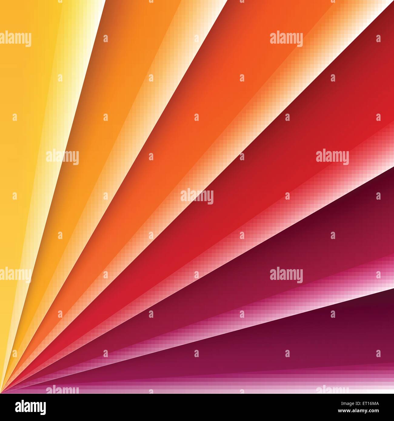 Red and purple shiny colorful glass layers with realistic shadows ...