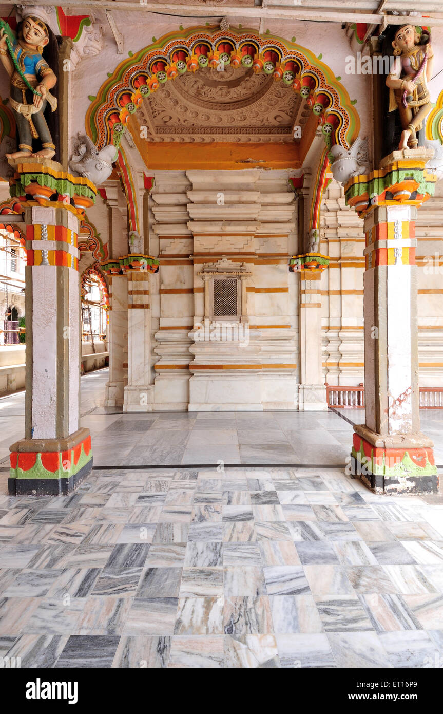 Arches and Pillars Swami Narayan Temple Kalupur Ahmedabad Gujarat India ...