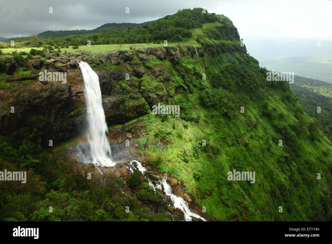 Madhe Ghat Waterfall Pune Maharashtra India Asia Stock Photo - Alamy
