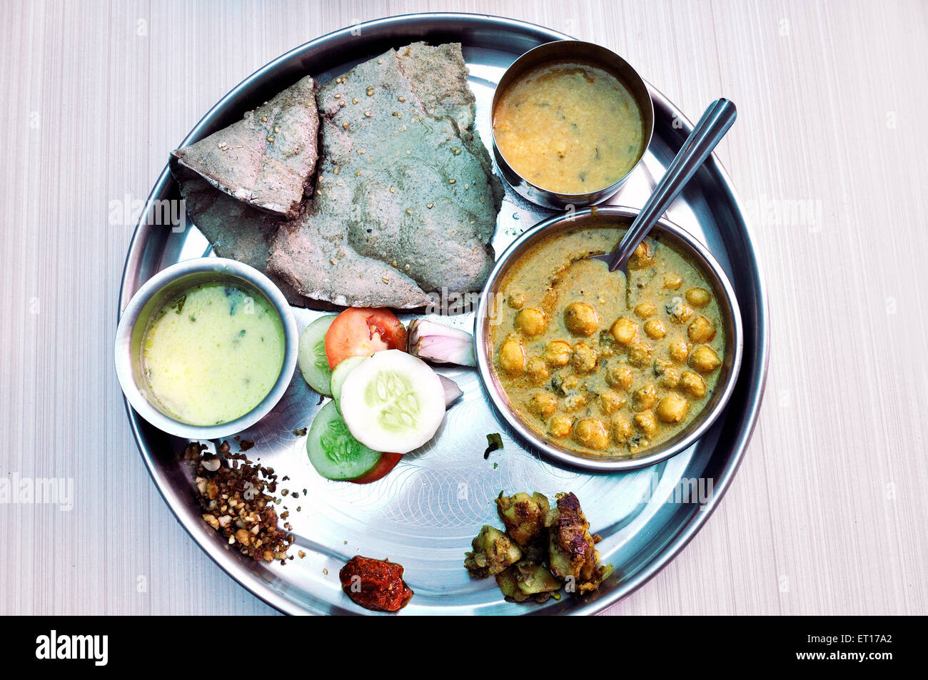 Indian maharashtrian thali hi-res stock photography and images - Alamy