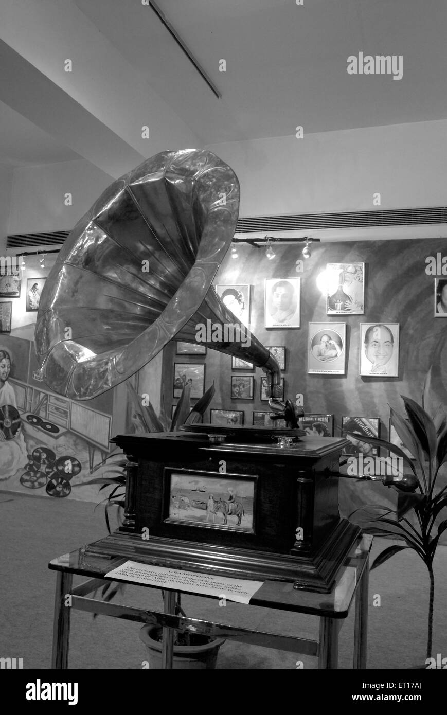 Gramophone in Prince Wales Museum Mumbai Maharashtra India Asia Stock ...