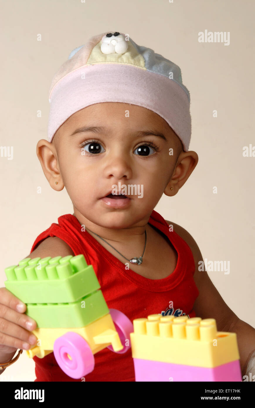 Baby boy playing ; Bombay Mumbai ; Maharashtra ; India MR#512 Stock ...