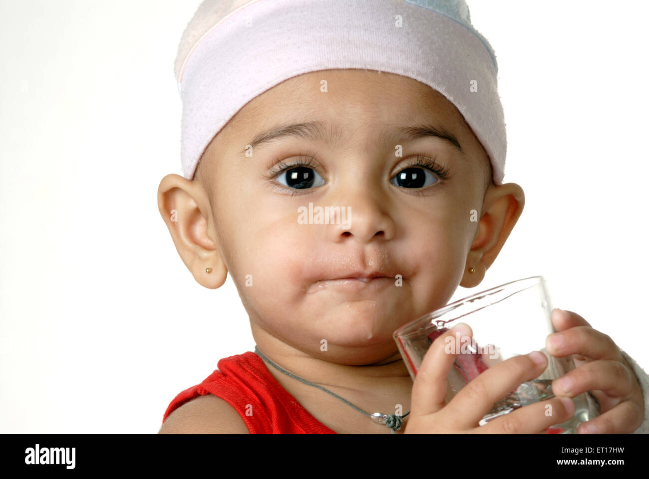 Cute Kids Drinking Water