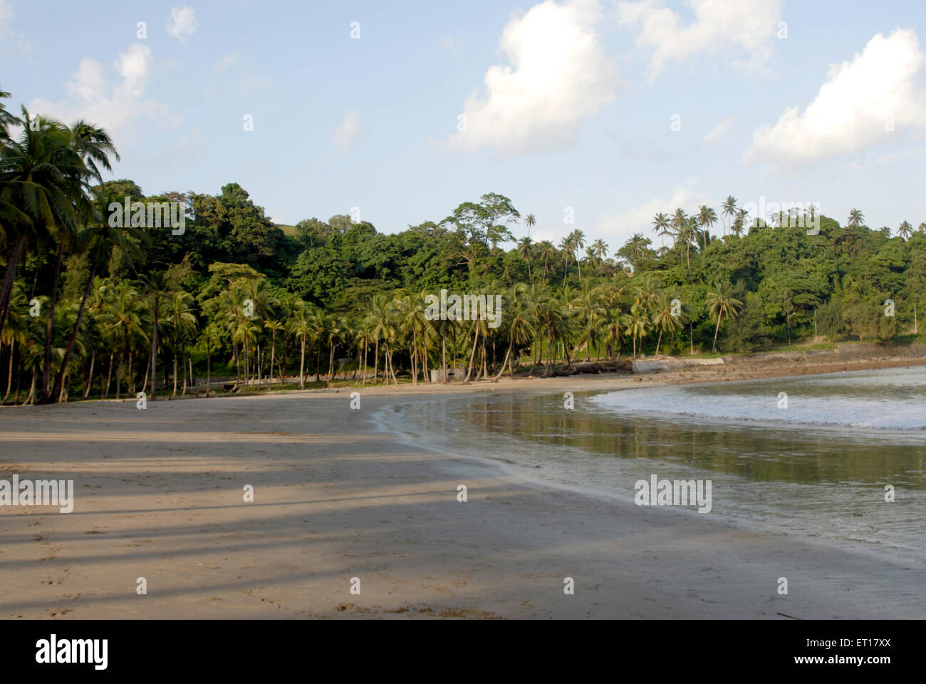 Corbyns Cove beach ; Port Blair ; South Andaman Islands ; Bay of Bengal ...