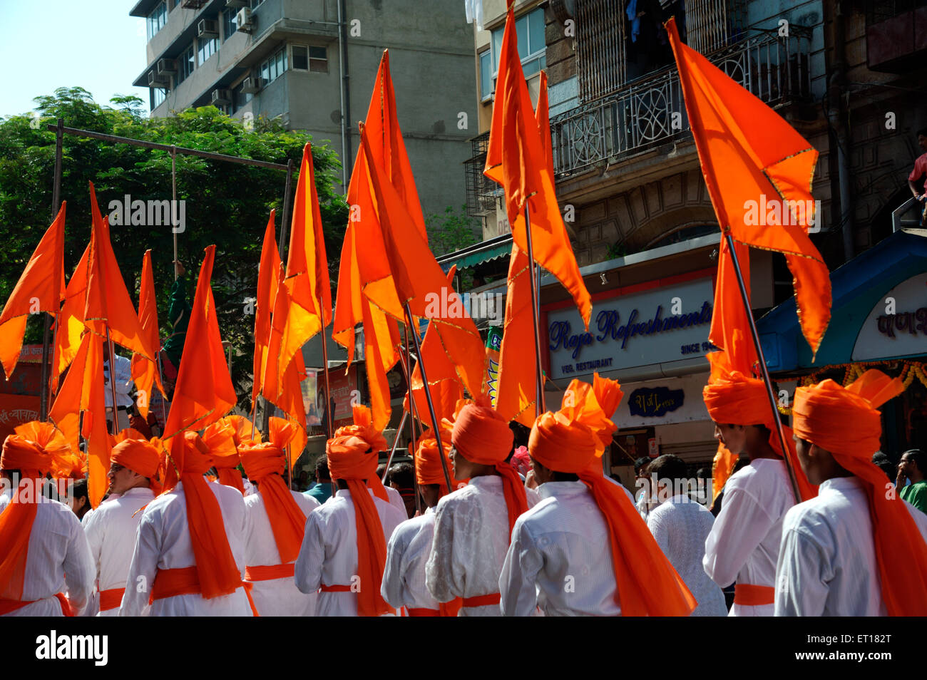 Mumbai flag hi-res stock photography and images - Alamy