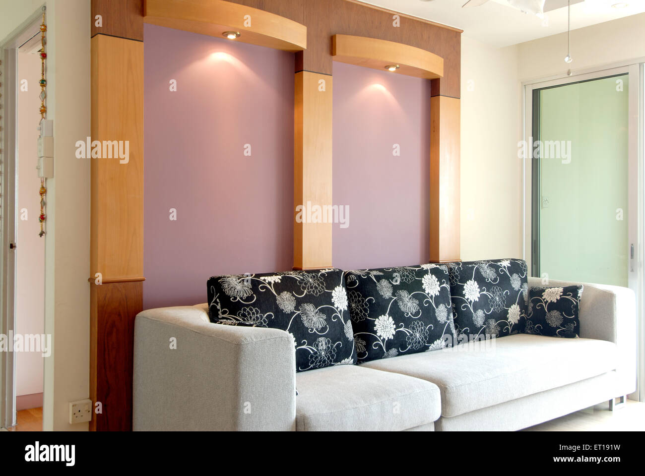 Interior of living room with sofa Stock Photo - Alamy
