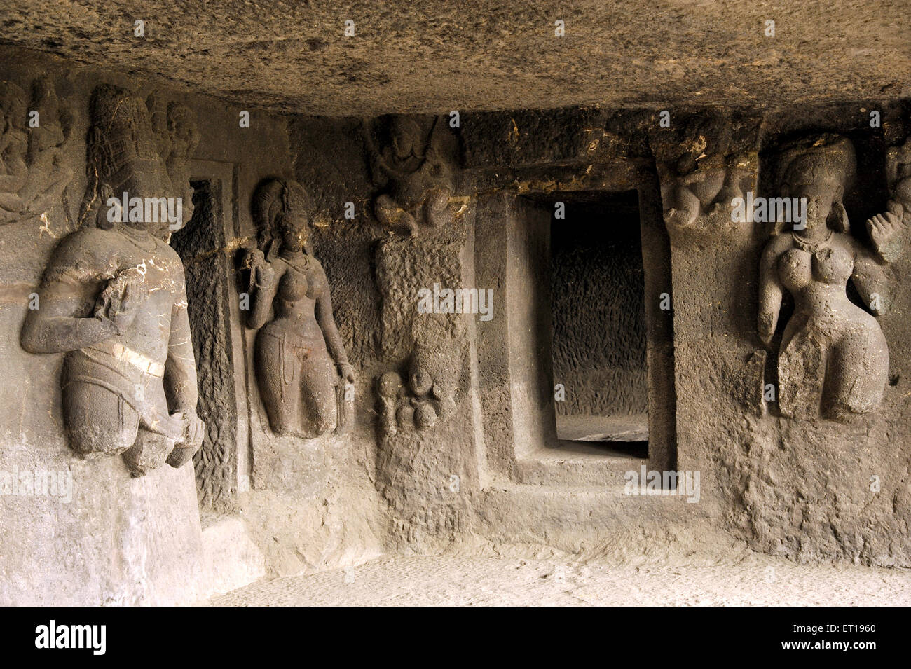 Buddhist Panel Caves in Aurangabad Maharashtra India Stock Photo - Alamy
