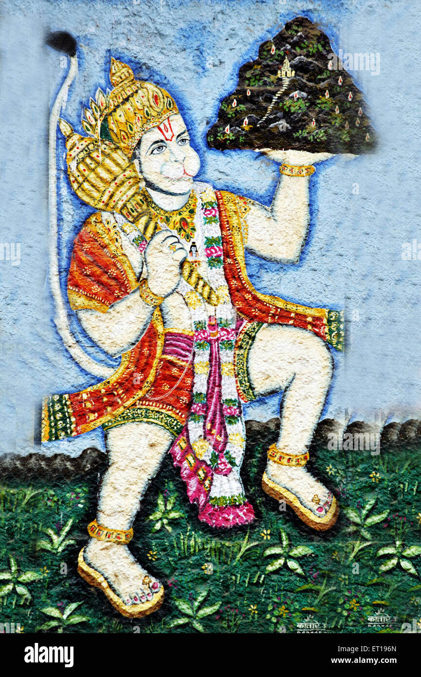 Hanuman painting hi-res stock photography and images - Alamy