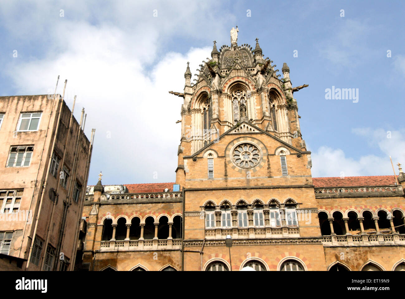 Victoria terminus vt now chhatrapati shivaji terminus station ; Bombay ...