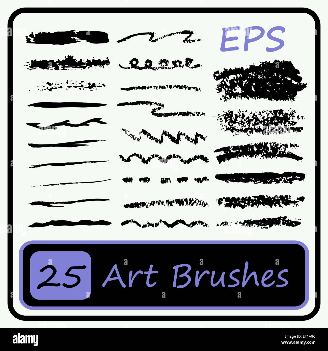 Black color vector vectors hi-res stock photography and images - Alamy