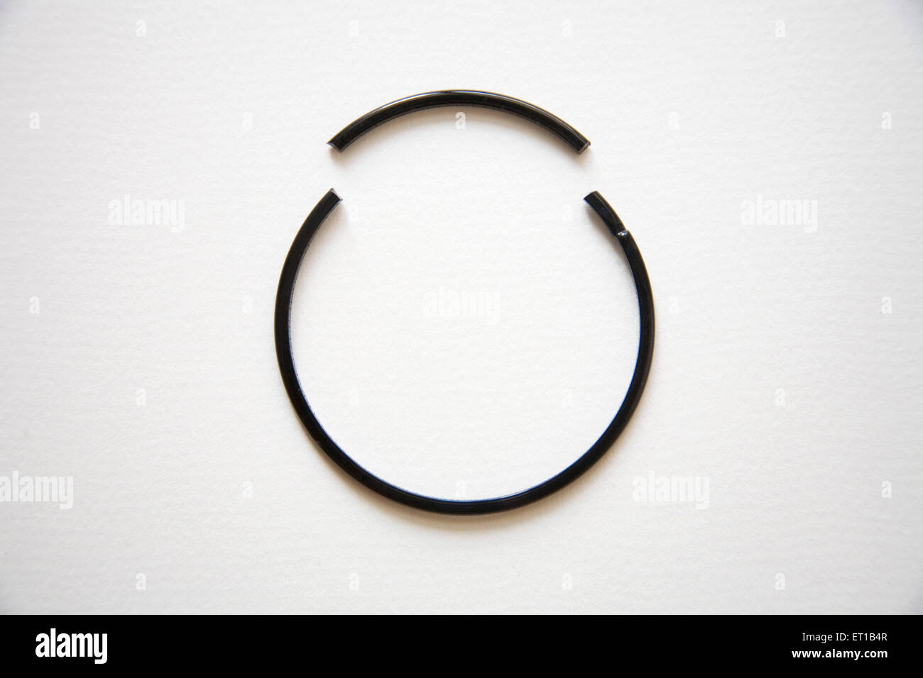 Broken black color single glass bangle Stock Photo - Alamy