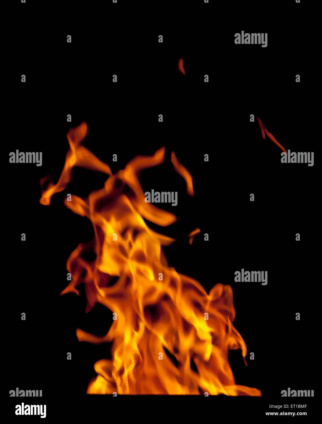 Fire in vector format Stock Vector Image & Art - Alamy