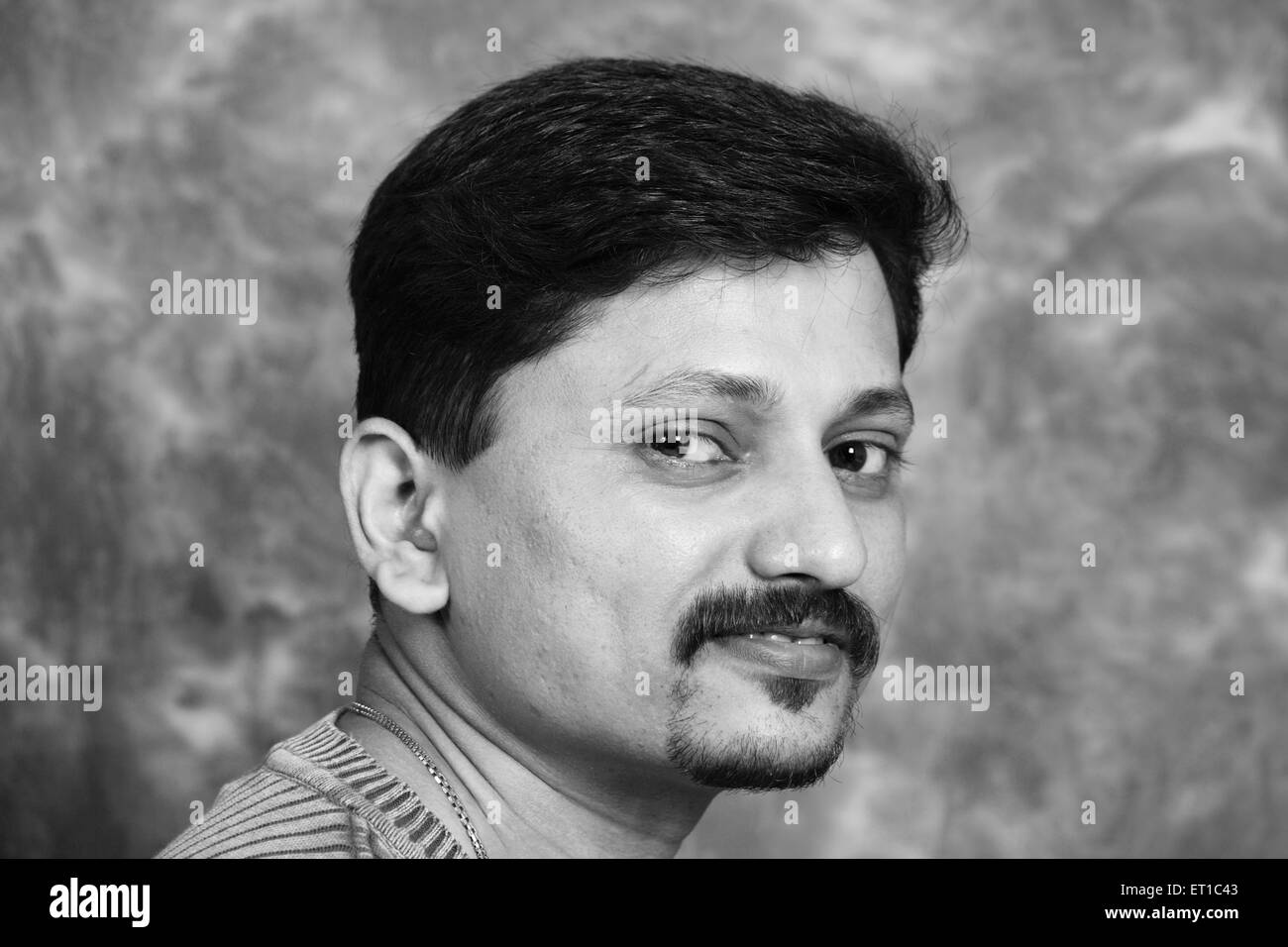 Indian man portrait - Model Release # 764N Stock Photo - Alamy