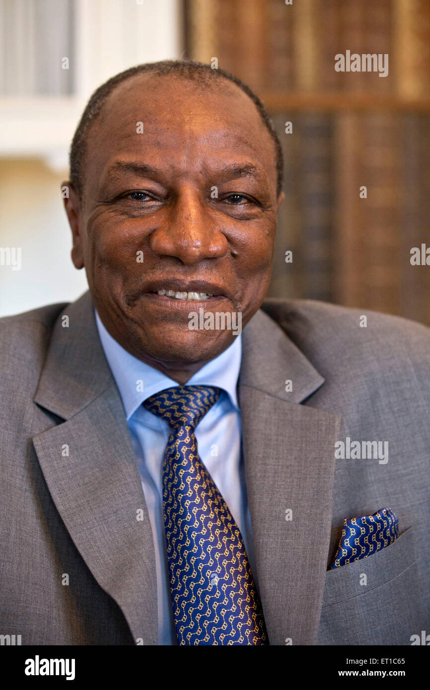President alpha conde hi-res stock photography and images - Alamy