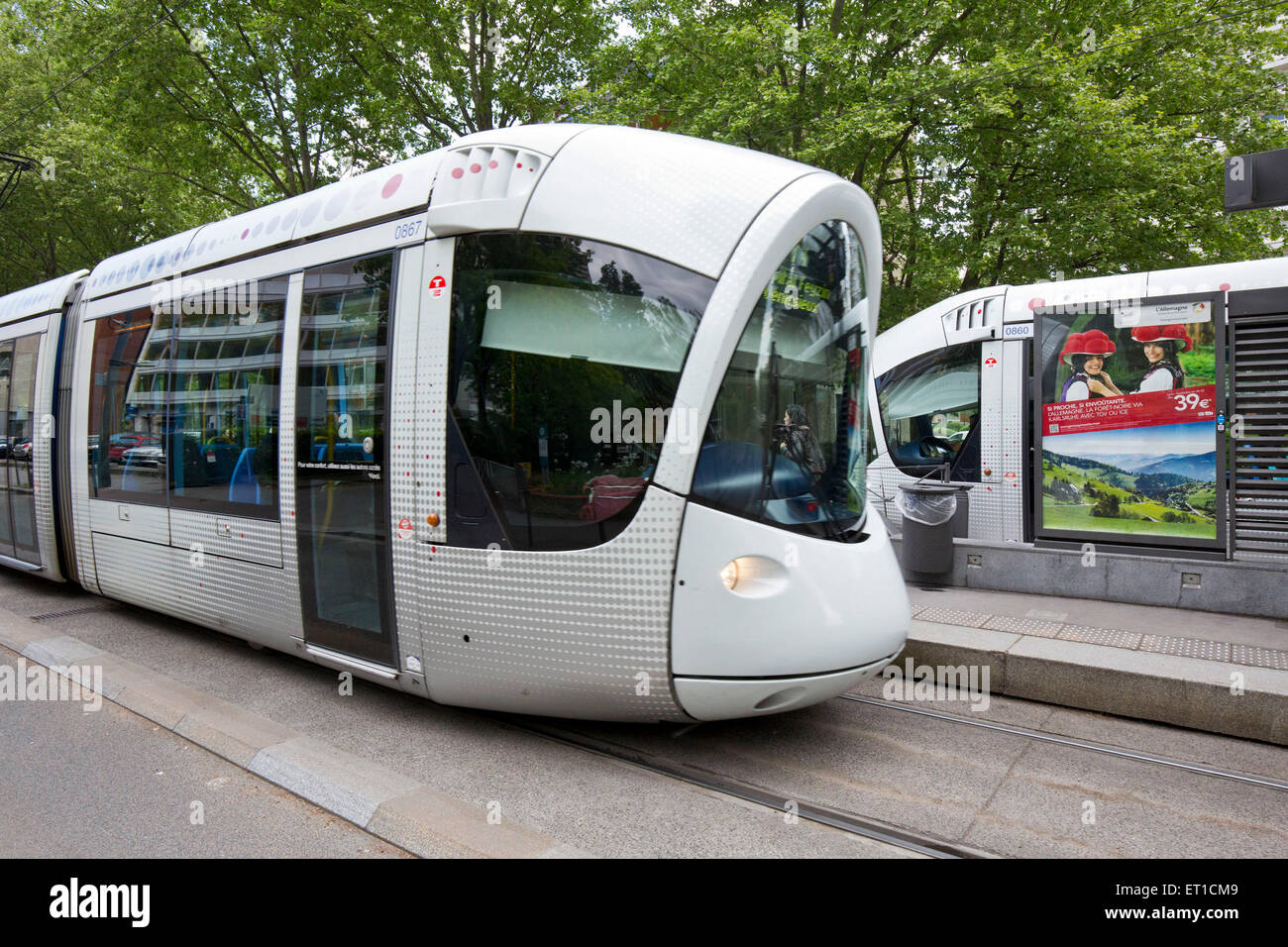 Tram transport en commun hi-res stock photography and images - Alamy