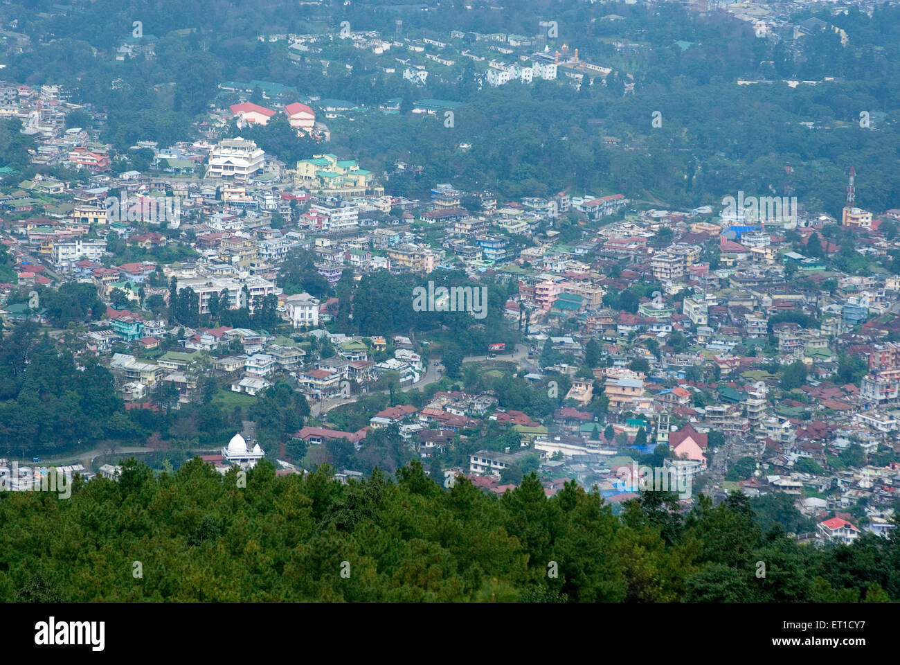 City aerial ; Shillong ; Meghalaya ; India Stock Photo - Alamy