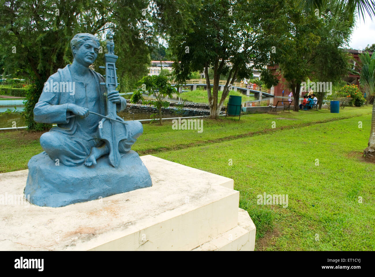 Sculpture of musician in srimanta sankardeva kalakshetra Guwahati Assam ...