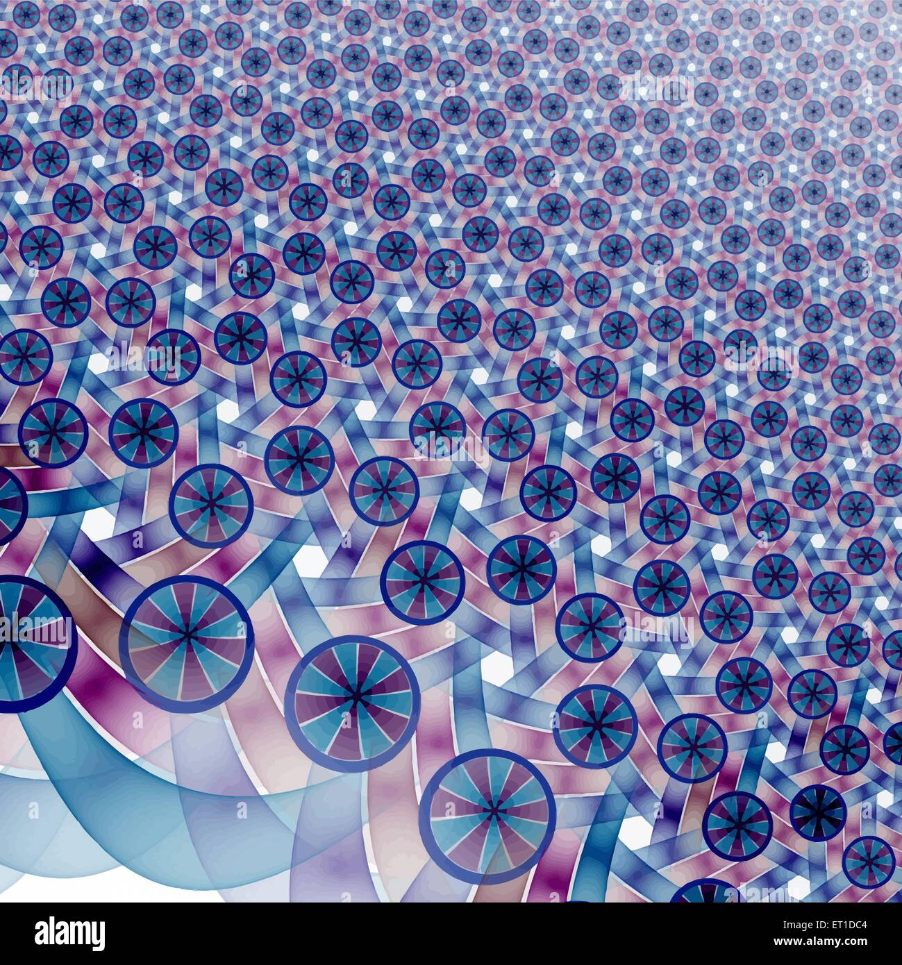 Composition of abstract radial grid Stock Vector Image & Art - Alamy